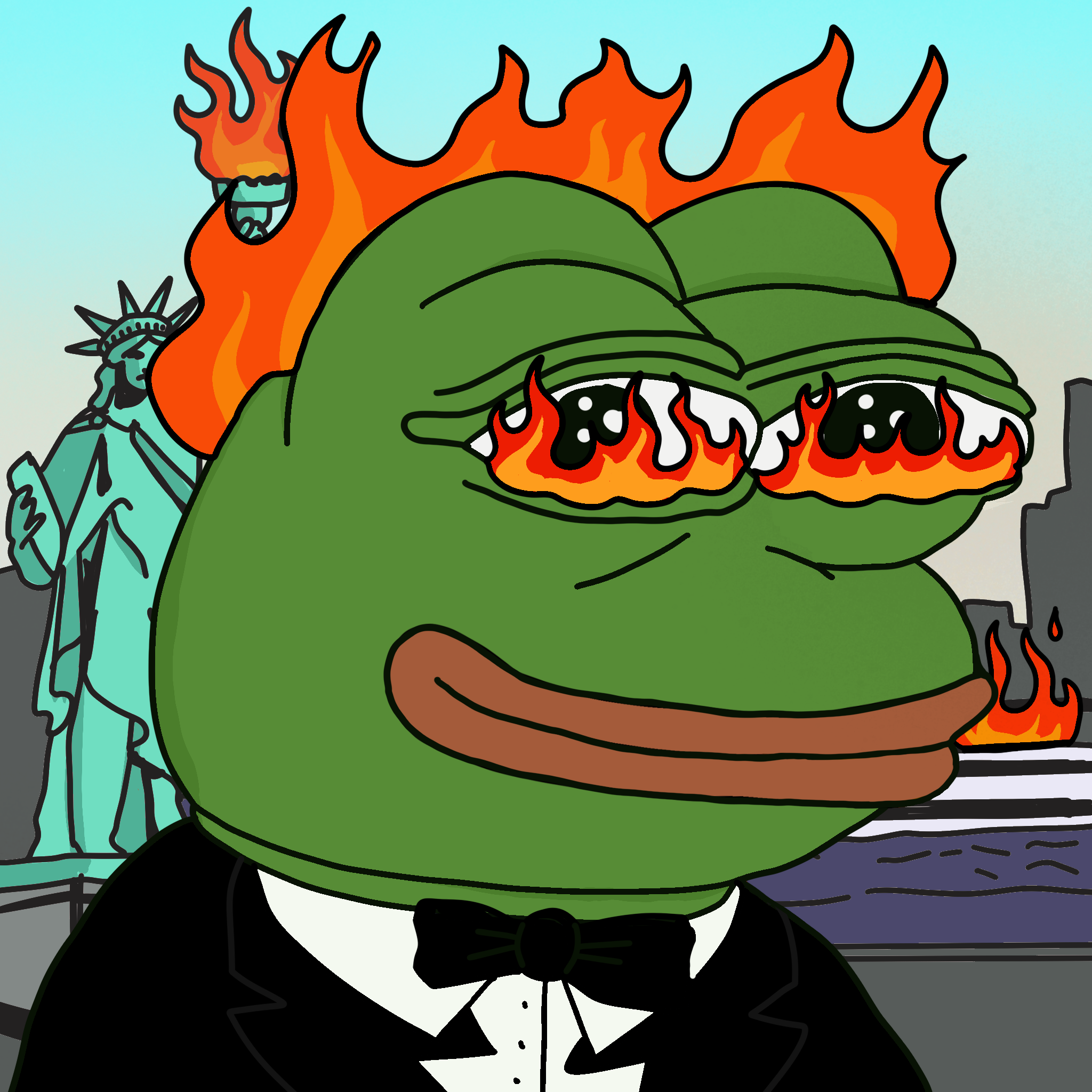 Pepe On Fire | Magic Eden - NFT Marketplace